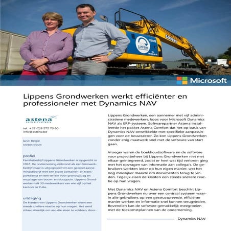 Lippens Grondwerken werkt efficiënter en professioneler met Dynamics ...