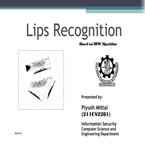 Lip recognition | PPT