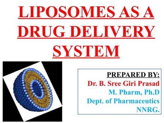 Liposomes-Classification, methods of preparation and application | PPT ...