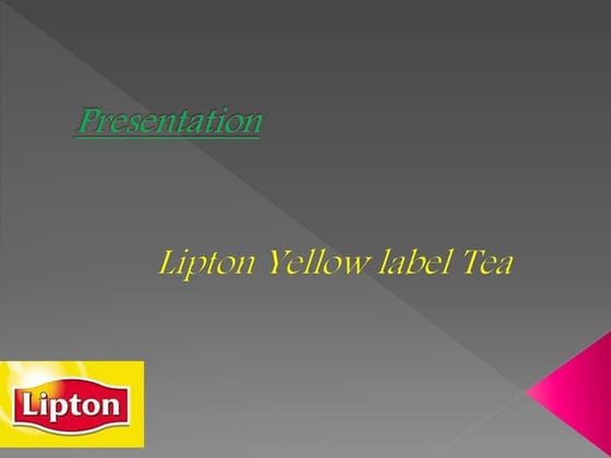 Lipton | PDF