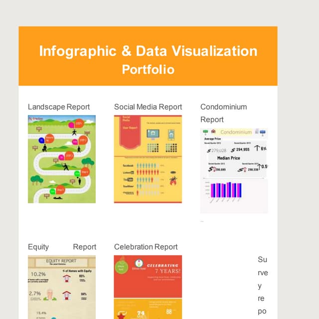 Data visualization and infographic portfolio | DOCX