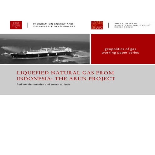 Liquefied natural-gas-from-indonesia-the-arun-project | PDF