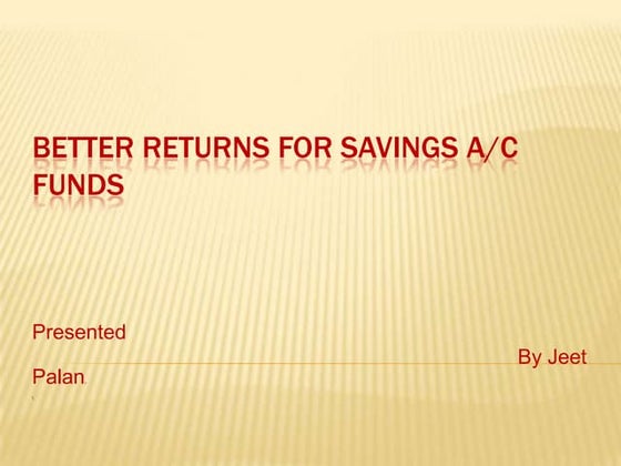 Ara_Liquid Mutual Fund | PPT