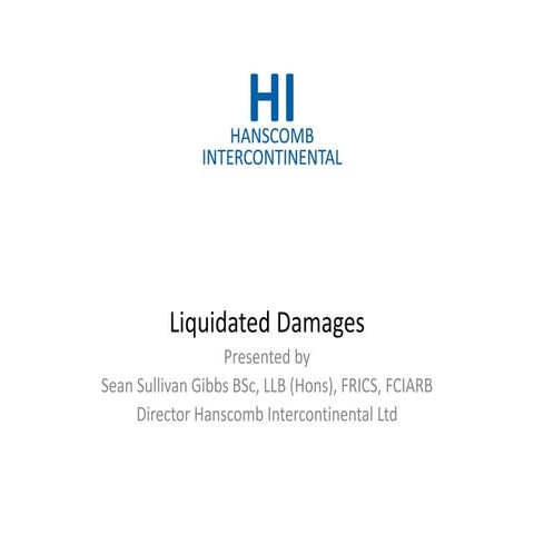 Liquidated damages | PDF