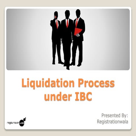 Liquidation Process under the IBC PPT | PPTX