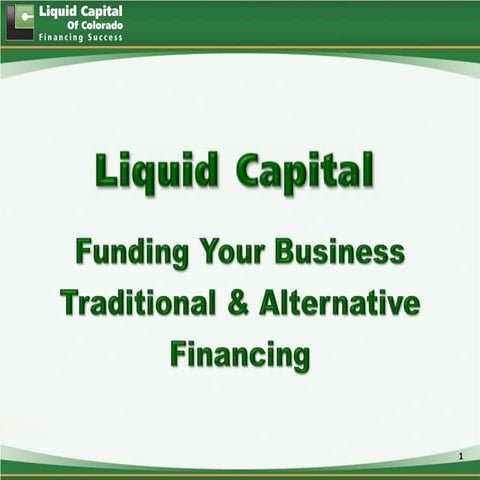 Liquid capital bruce dawson | PPT
