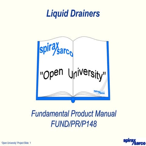 liquid drainers in industrial applications | PPT