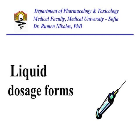 Liquid forms | PPT