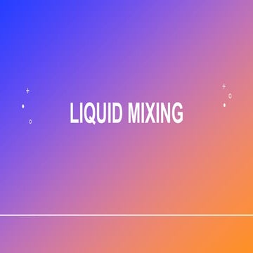 Agitated vessel Design | PPTX