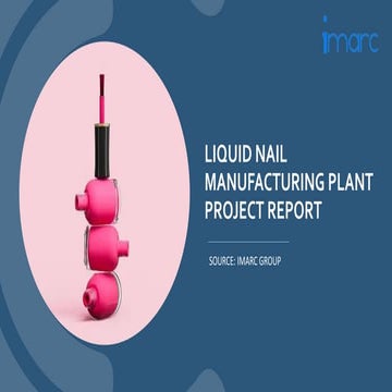 Setting Up a Successful Liquid Nail Manufacturing Unit: DPR | PPTX