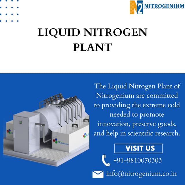 Liquid nitrogen plant | Nitrogenium | PDF