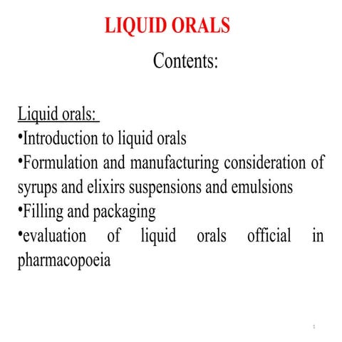 LIQUID ORAL PREPARATION SOLUTION.ppt pha | PPT
