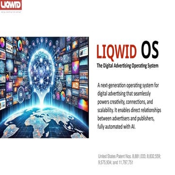 LIQWID, the Digital Advertising Operating System, at a Glance | PPTX
