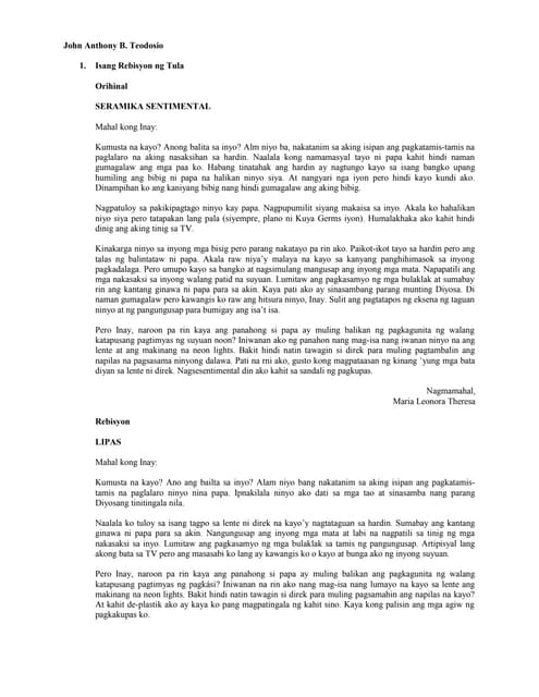 Anapora at katapora | PPTX