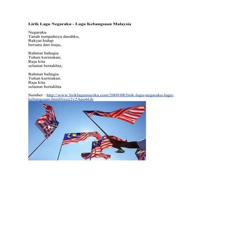 negaraku | PDF