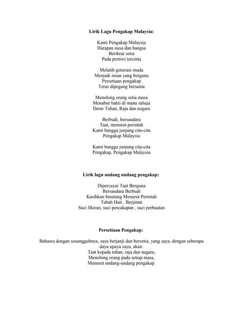 Maksud logo dan bendera krs | DOCX