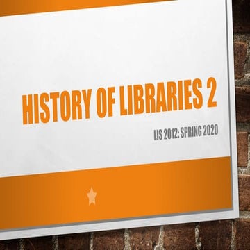 Library fun facts | PPTX