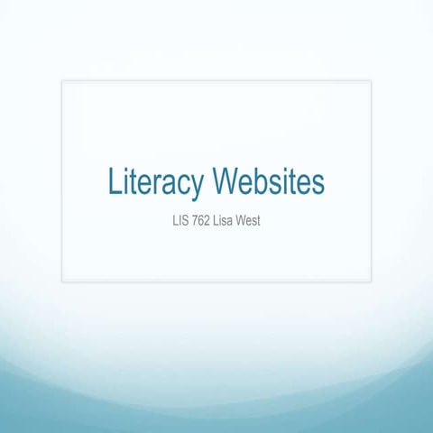 Literacy Websites | PPTX | Education