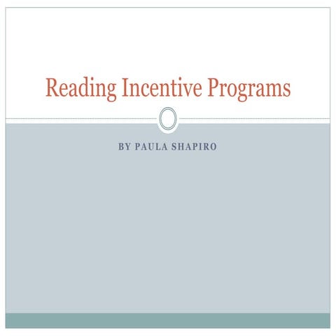 Reading Incentive Programs | PPTX