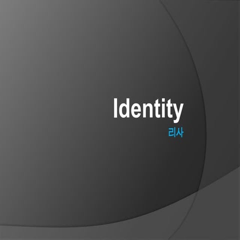 Lisaa) Identity | PPTX