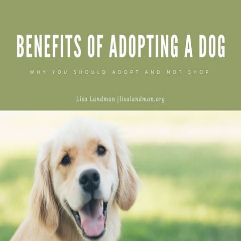 Benefits of Adopting a Dog | Lisa Landman | PPT