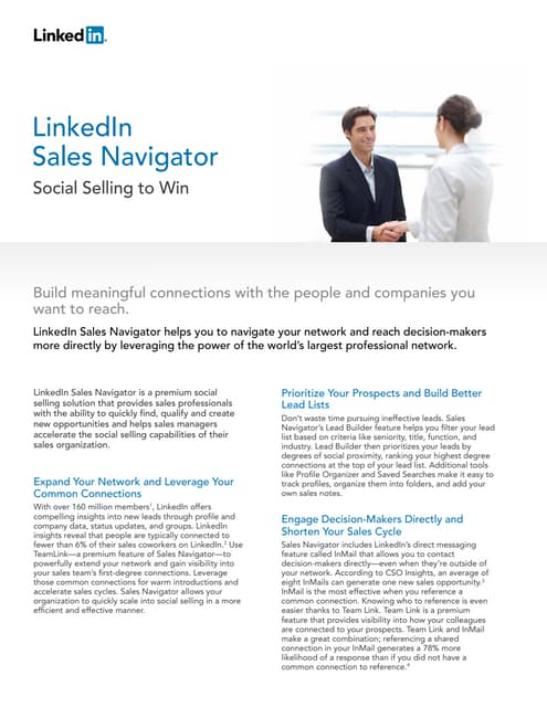 LinkedIn for Microsoft Dynamics | PDF