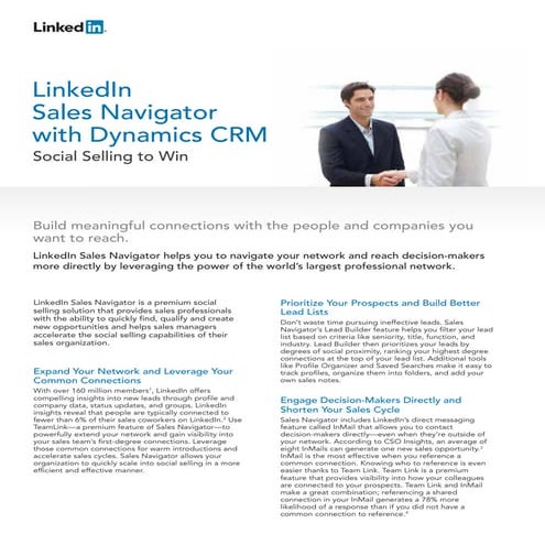 LinkedIn Sales Navigator | PDF