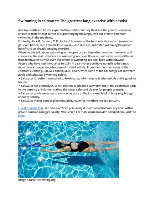 Why swim | PDF