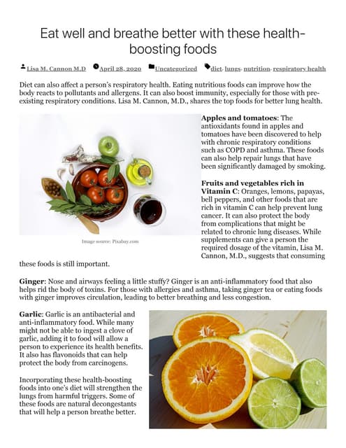 Six tips to improve lung health during self-isolation | PDF