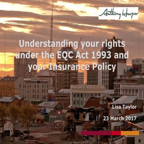 Understanding your rights under the EQC Act 1993 and your Insurance ...