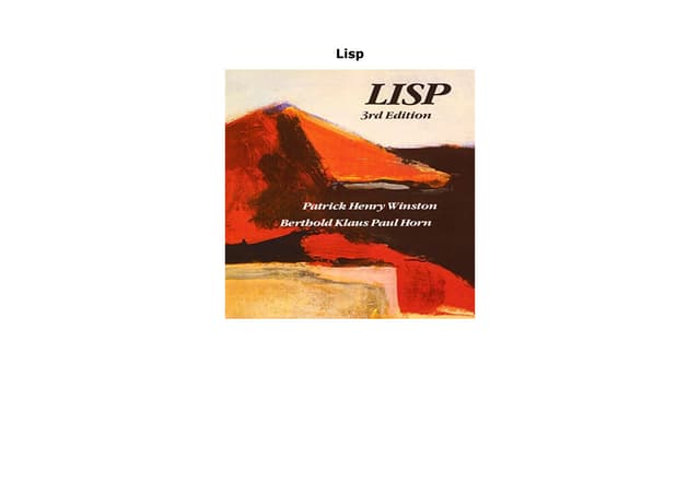 Lisp Ppt