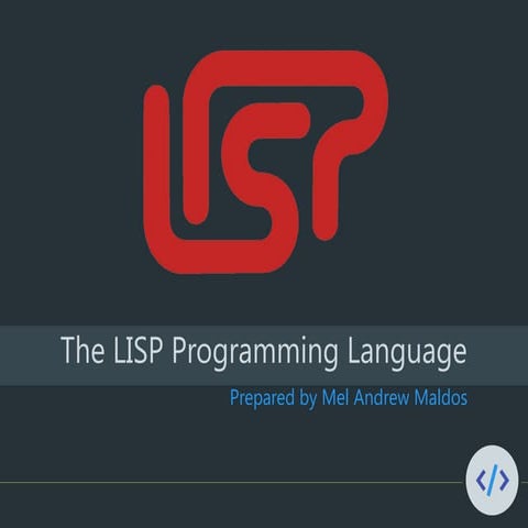 Report About The Lisp Programming Language Ppt
