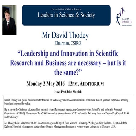 Leaders in Science and Society - Prof Rodney Phillips | PDF