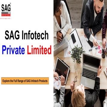 SAG Infotech Offers a Complete List of All Products for CAs and CSs Professionals | PDF