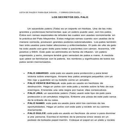 Cantos congos del palo monte | PDF
