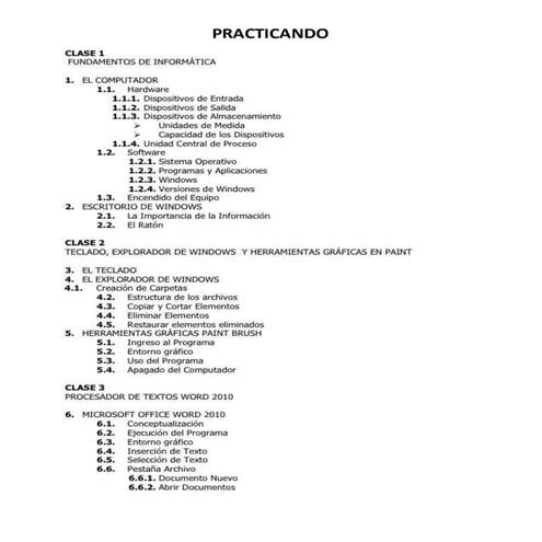 Guia para identificar los botones de microsoft word. | DOCX