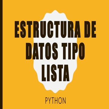 Tarea No. 1. Estructuras de Datos en Python Matrices (Tablas, Listas de ...