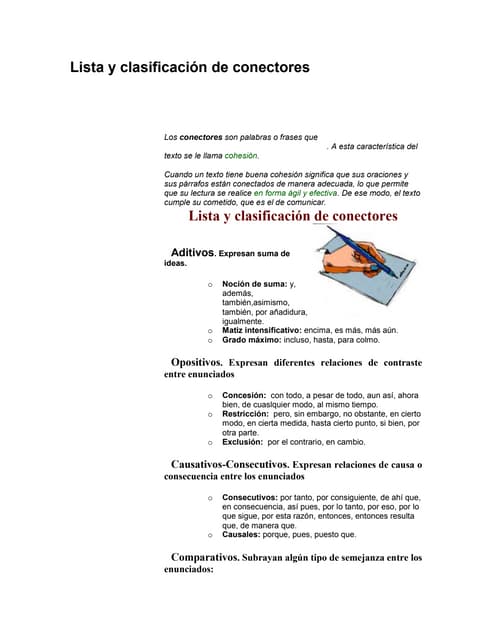 Conectores textuales | PPT