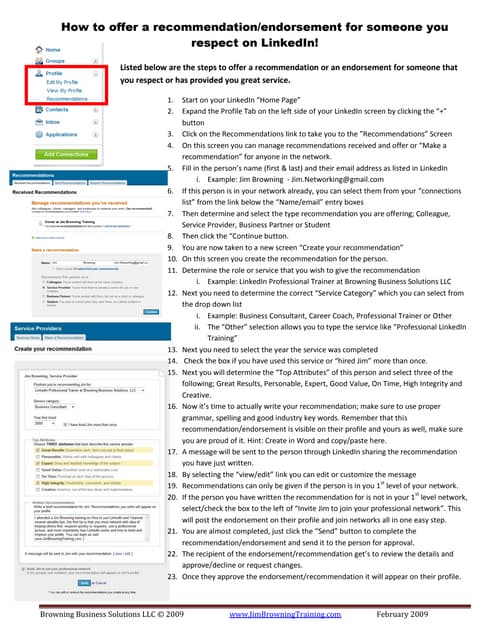 Professional Recommendation II | PDF