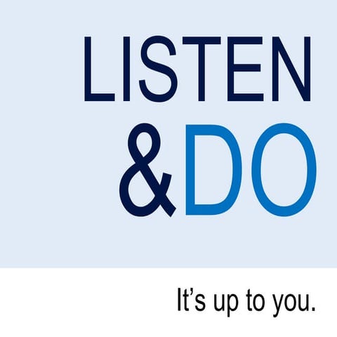 Listen & DO | PPTX