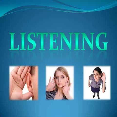 how to be good listener | PPTX