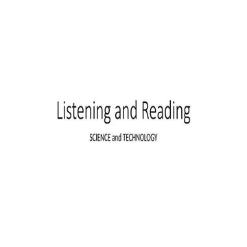 Listening and Reading (Science and Technology).pptx