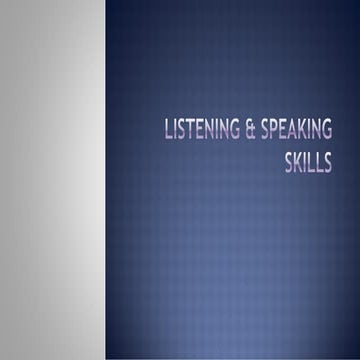 listening and speaking.pdf.............. | PDF
