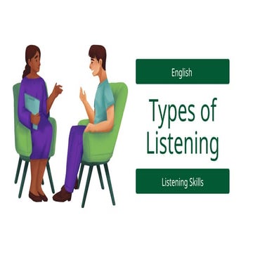 listening comprehension for a better listening | PPTX