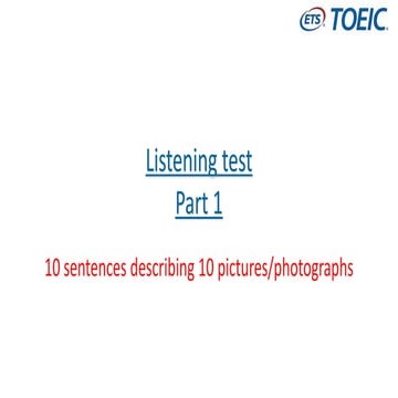 Listening Part 1 Pictures.pptx