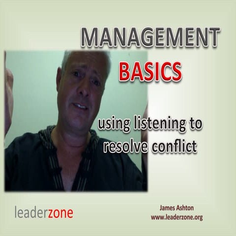 Using your listening skills to disrupt conflict | PPT