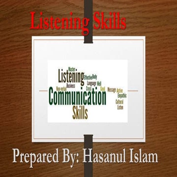 Listening skill | PPTX