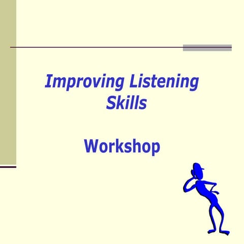 Listening Skills | PPTX