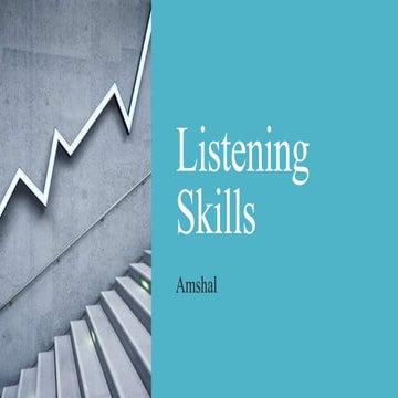Listening skills | PPTX