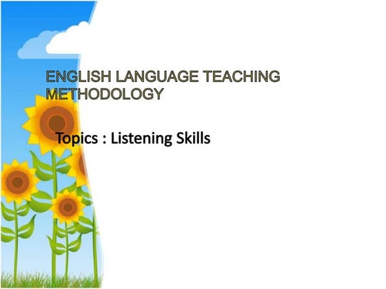 Communication and Listening Skills | PPSX